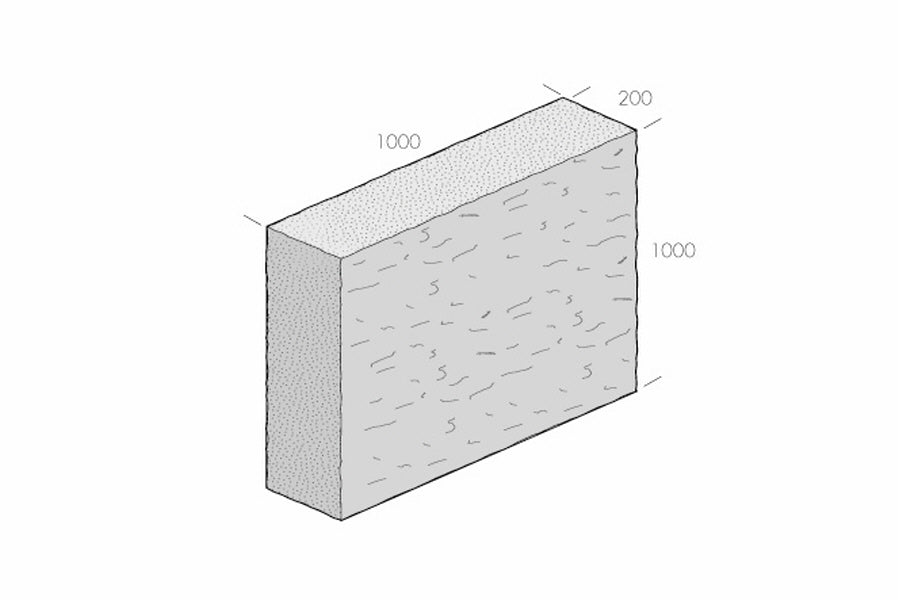 Köp Blockstensmur Porto Grå 1000x1000x200 - Stenbolaget