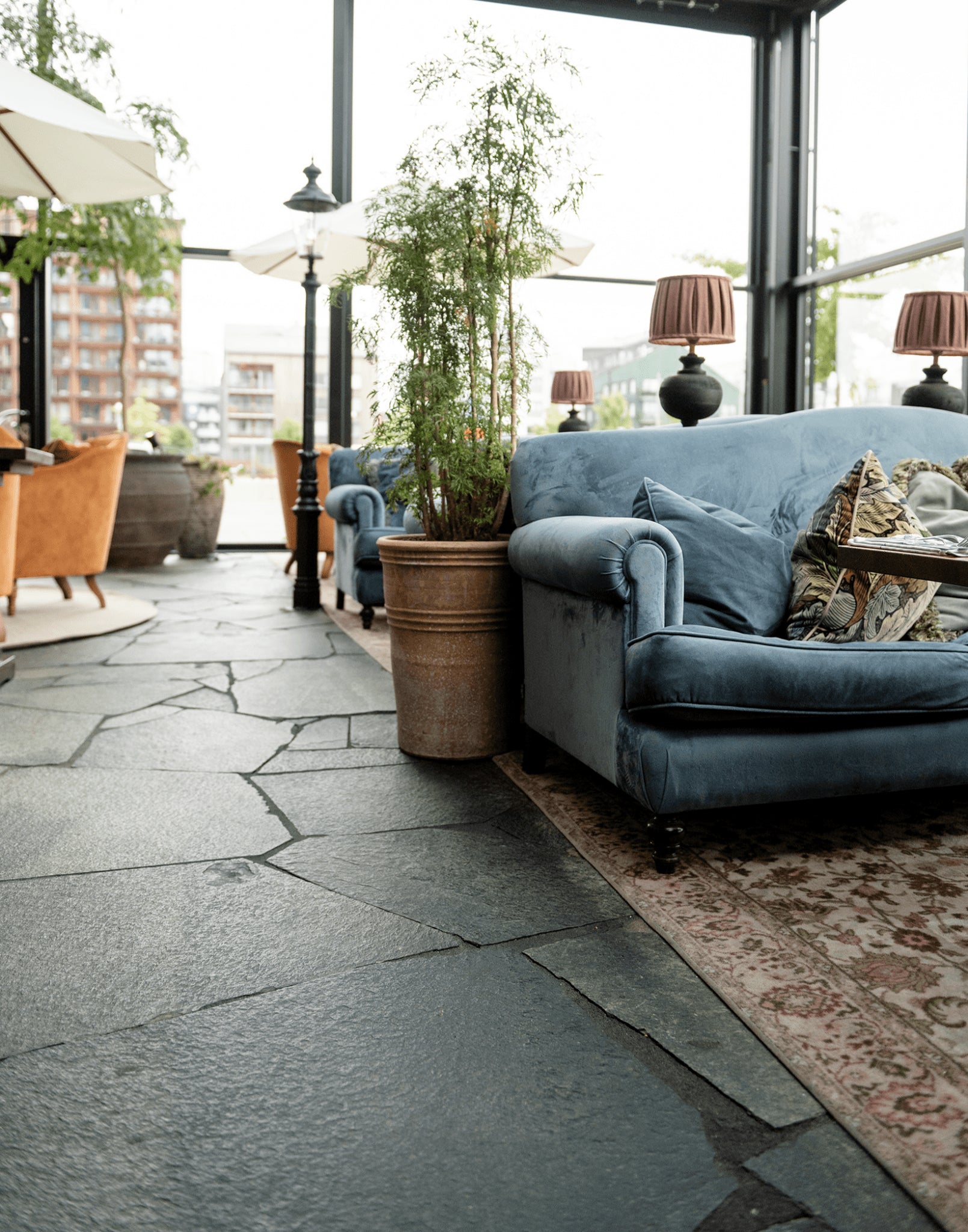 Skiffergolv Offerdal Oregelbunden Premium 12mm— Stenbolaget