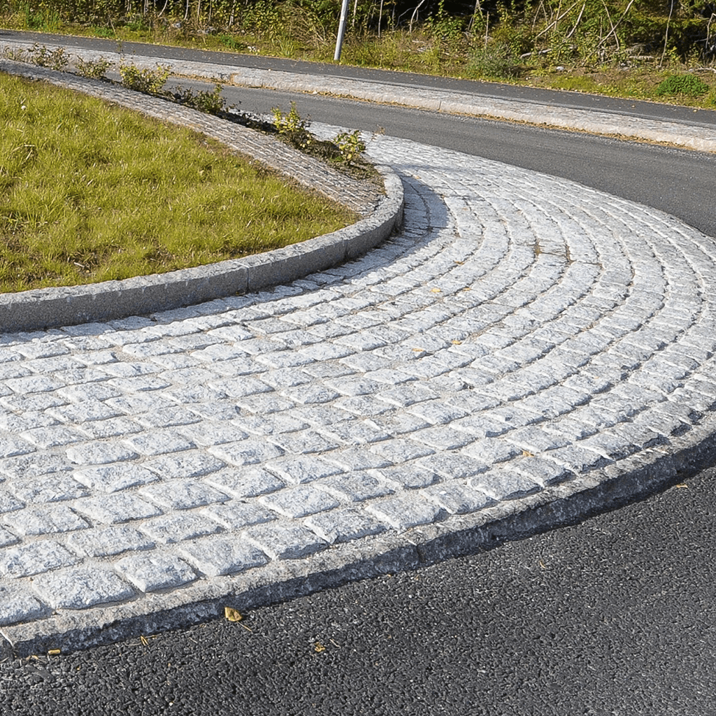 Storgatsten Bergama Granit Grå Tumlad 14/21 - Stenbolaget